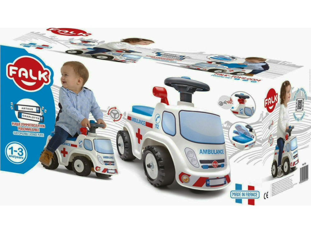 Περπατούρα Ambulance Falk - PrimeKid - Παιδικά Παιχνίδια ,Τρακτέρ ...