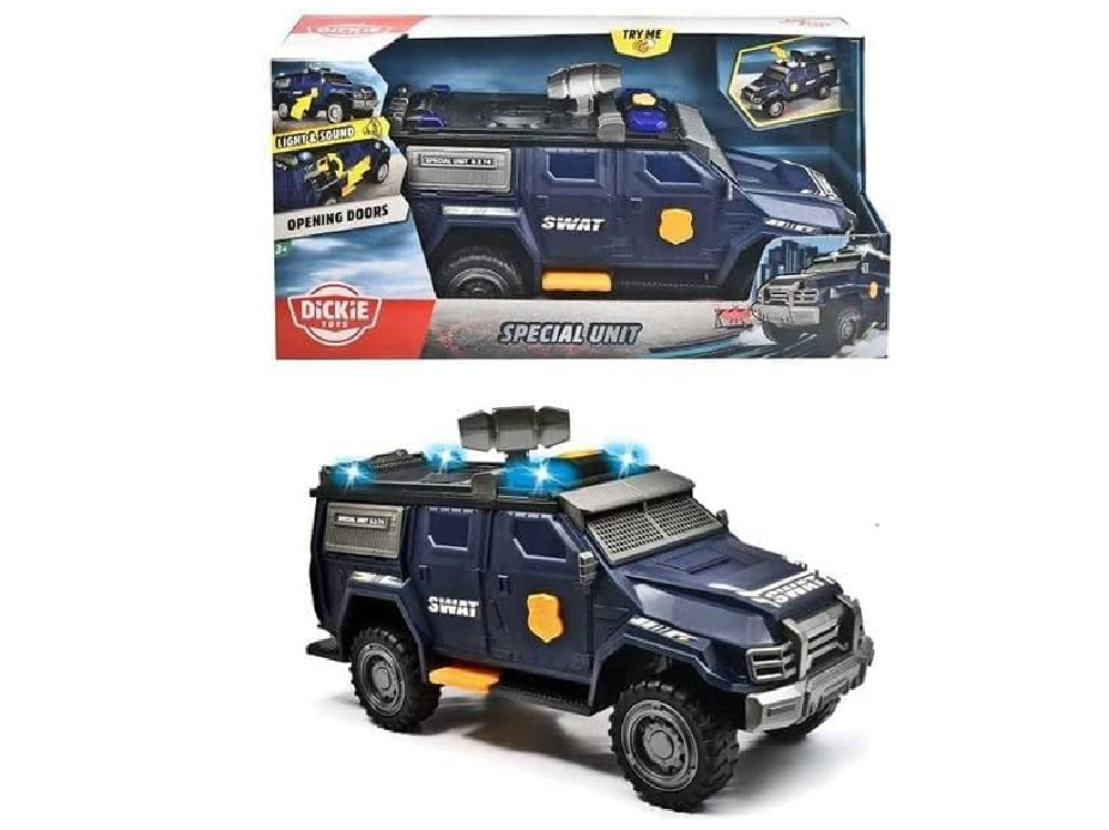 Dickie Swat Special Unit Όχημα Με Φωτα Και Ηχους - Παιδικά Παιχνίδια ...